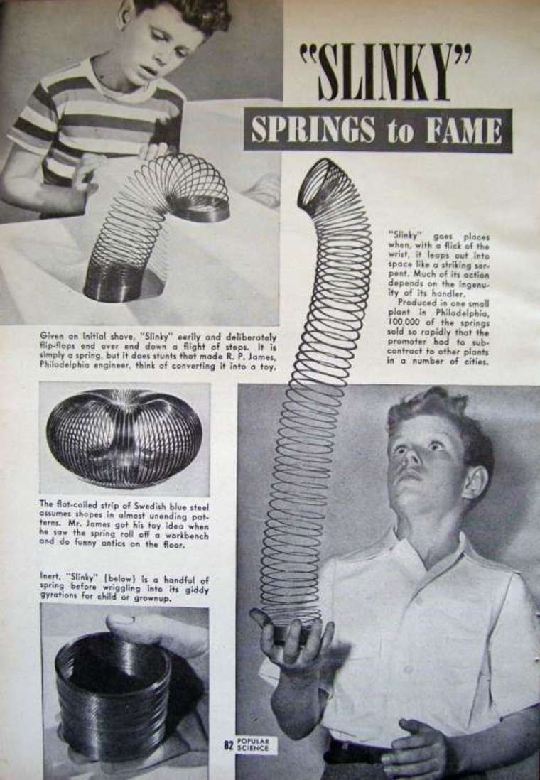 Fascinating Facts About the Invention of the Slinky by Betty and ...