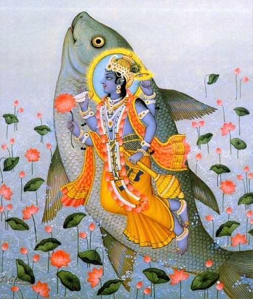 HiNDU GOD: Lord Matsya avatar