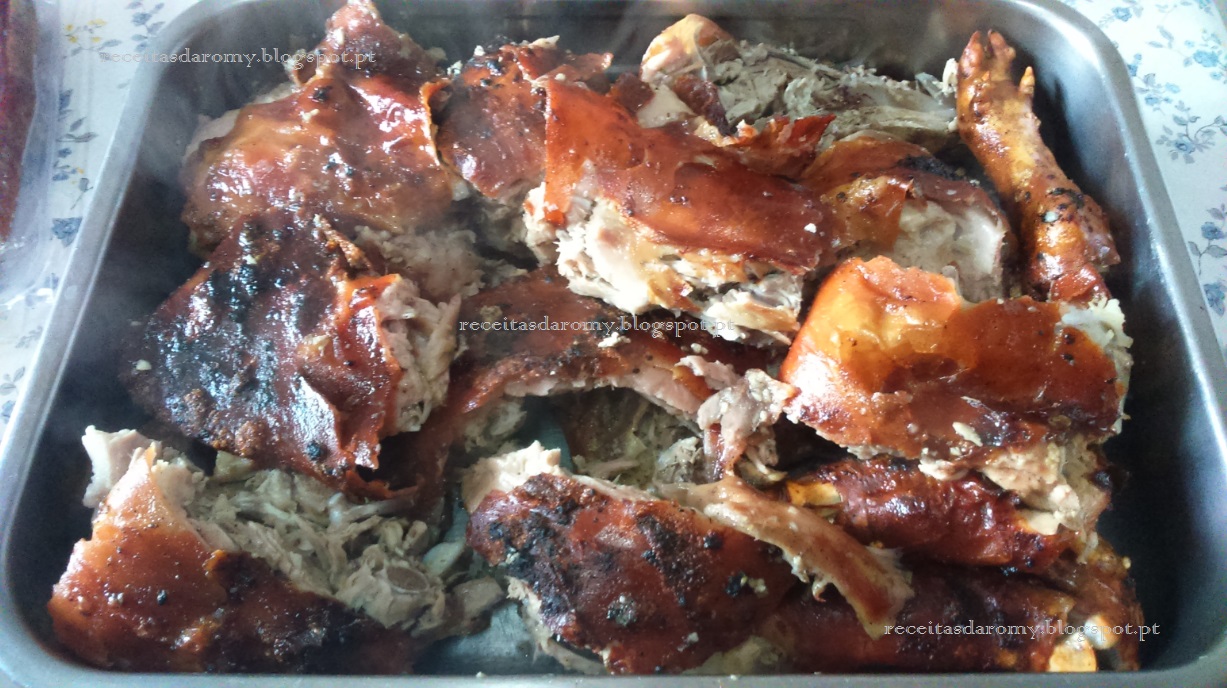 Leitão assado no forno ao meu estilo