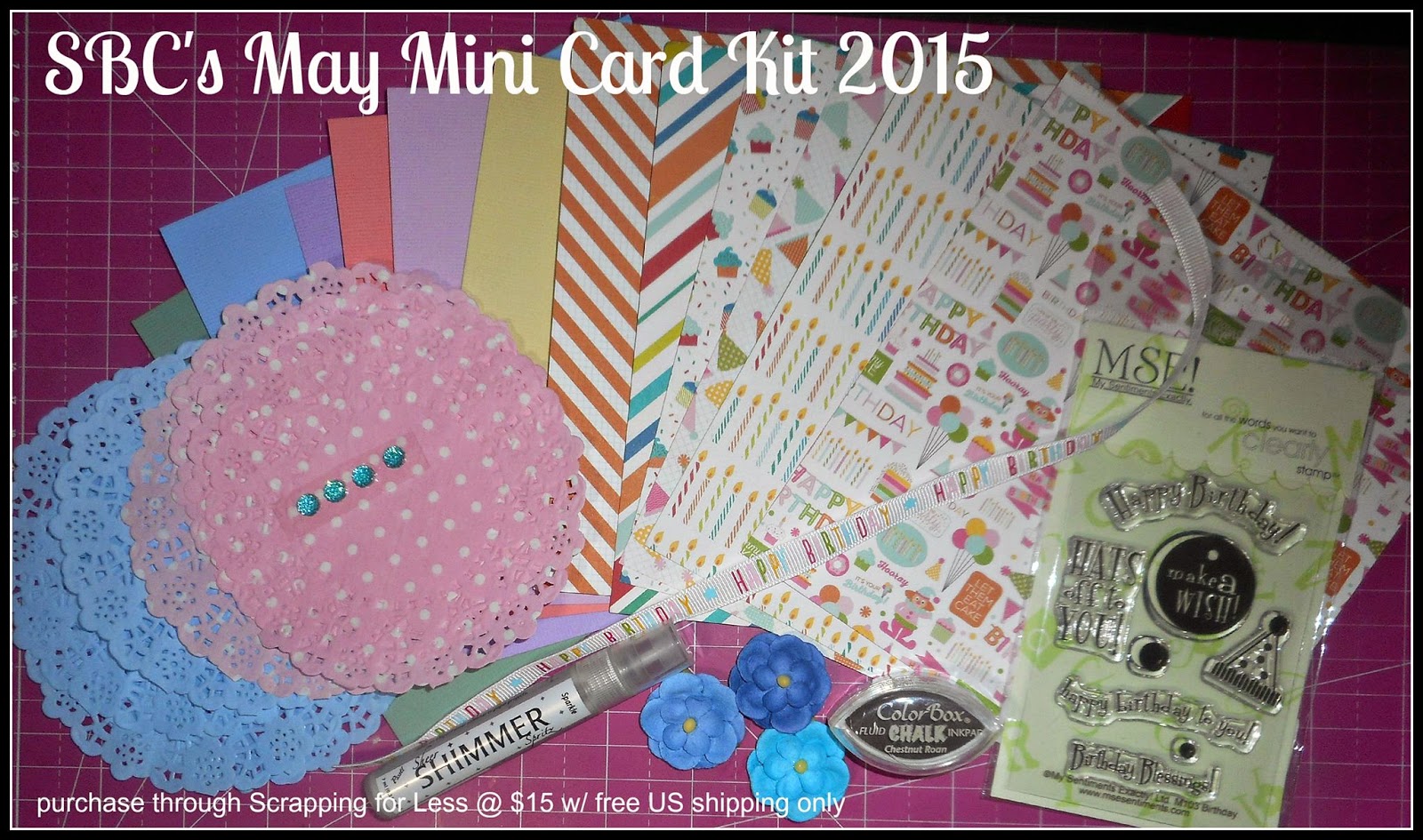 ~ Marilyn's Crafts ~: SBC April / May Card Kits