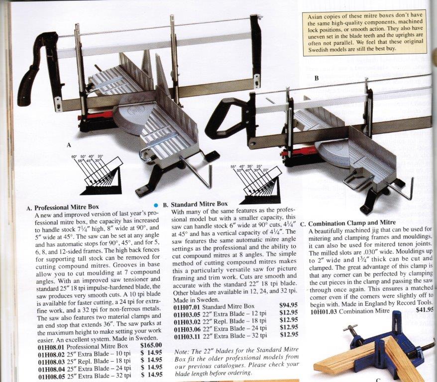 The Valley Woodworker: The NOBEX Champion Model 180 Miter Box