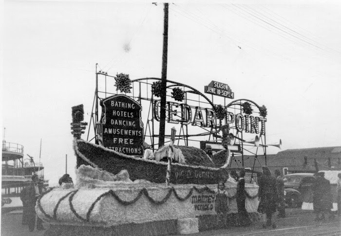Sandusky History: Cedar Point Sign at the Foot of Columbus Avenue
