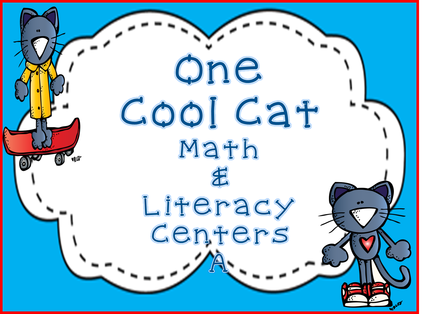 CampWeWannaLearnAlot: One Cool Cat Centers, Freebie and Chance to Win
