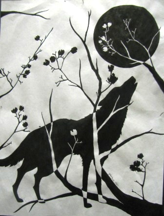 ARTISUN: Negative Space Ink Drawings - Student Work