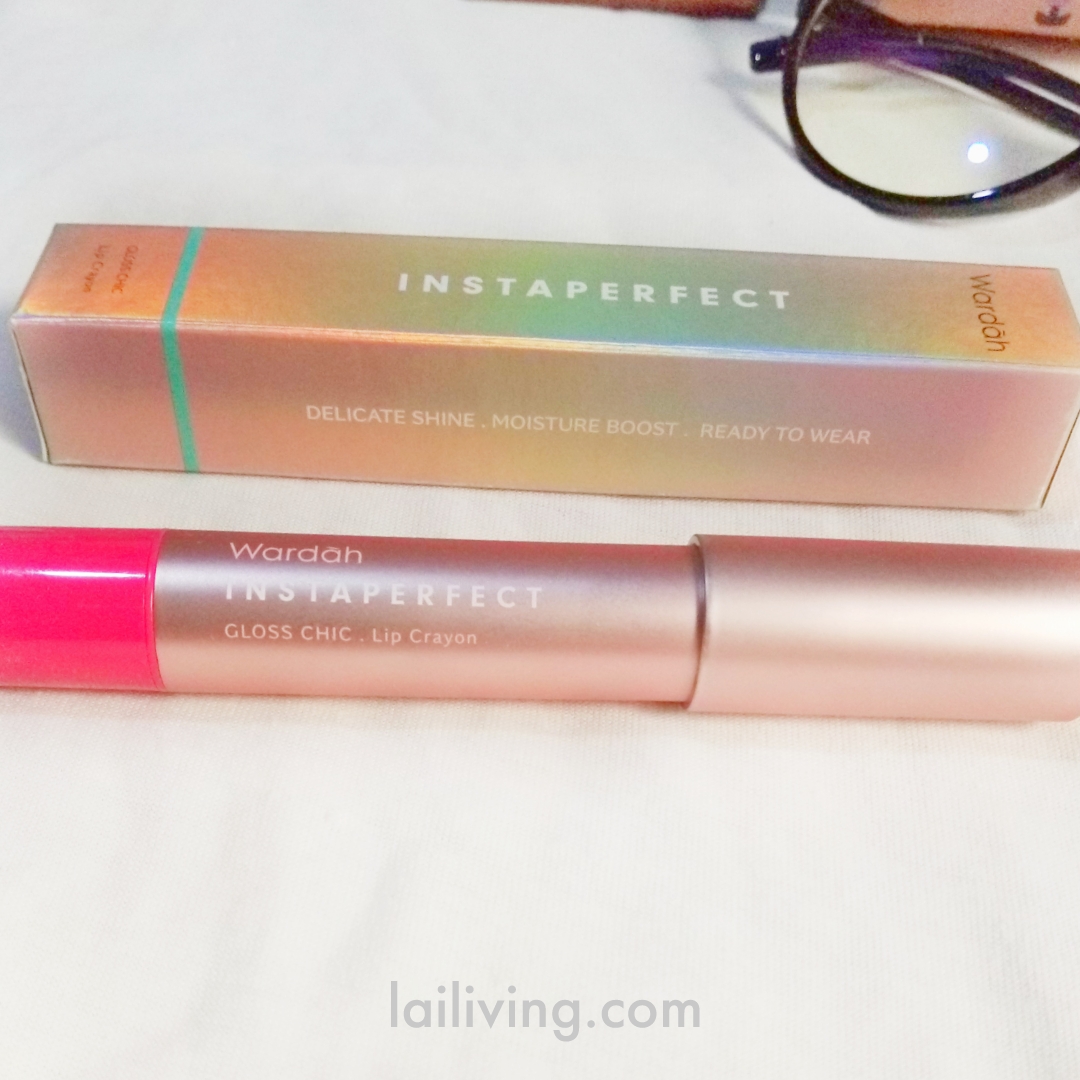Wardah Instaperfect Gloss Chic Lip Crayon 03 - Review | lailiving