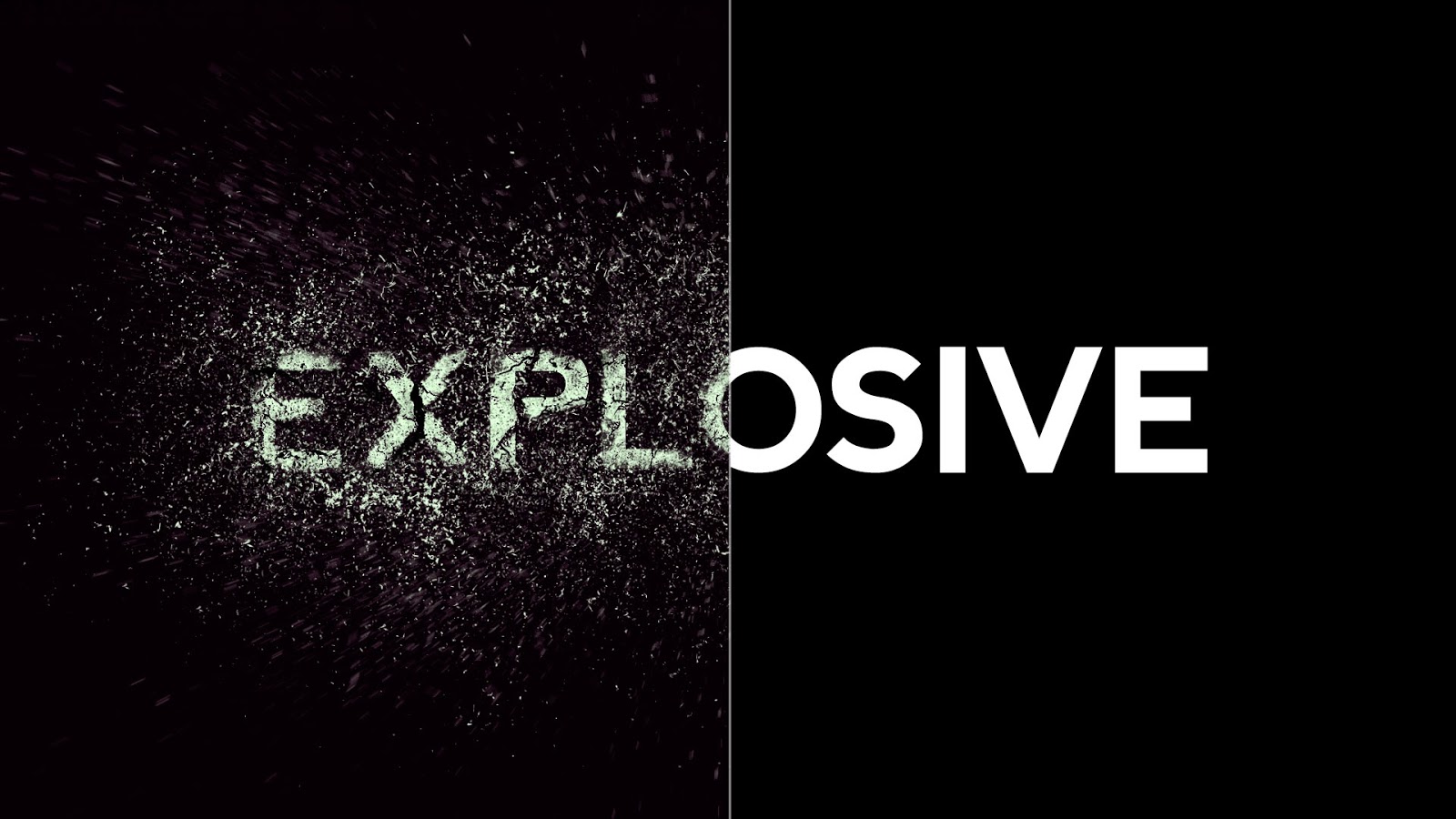 Create an Exploding Text Effect in Photoshop | dR Design Resources