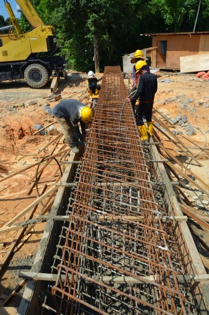 Construction of a new bridge at Dambai, Penampang, Sabah: DAMBAI ...