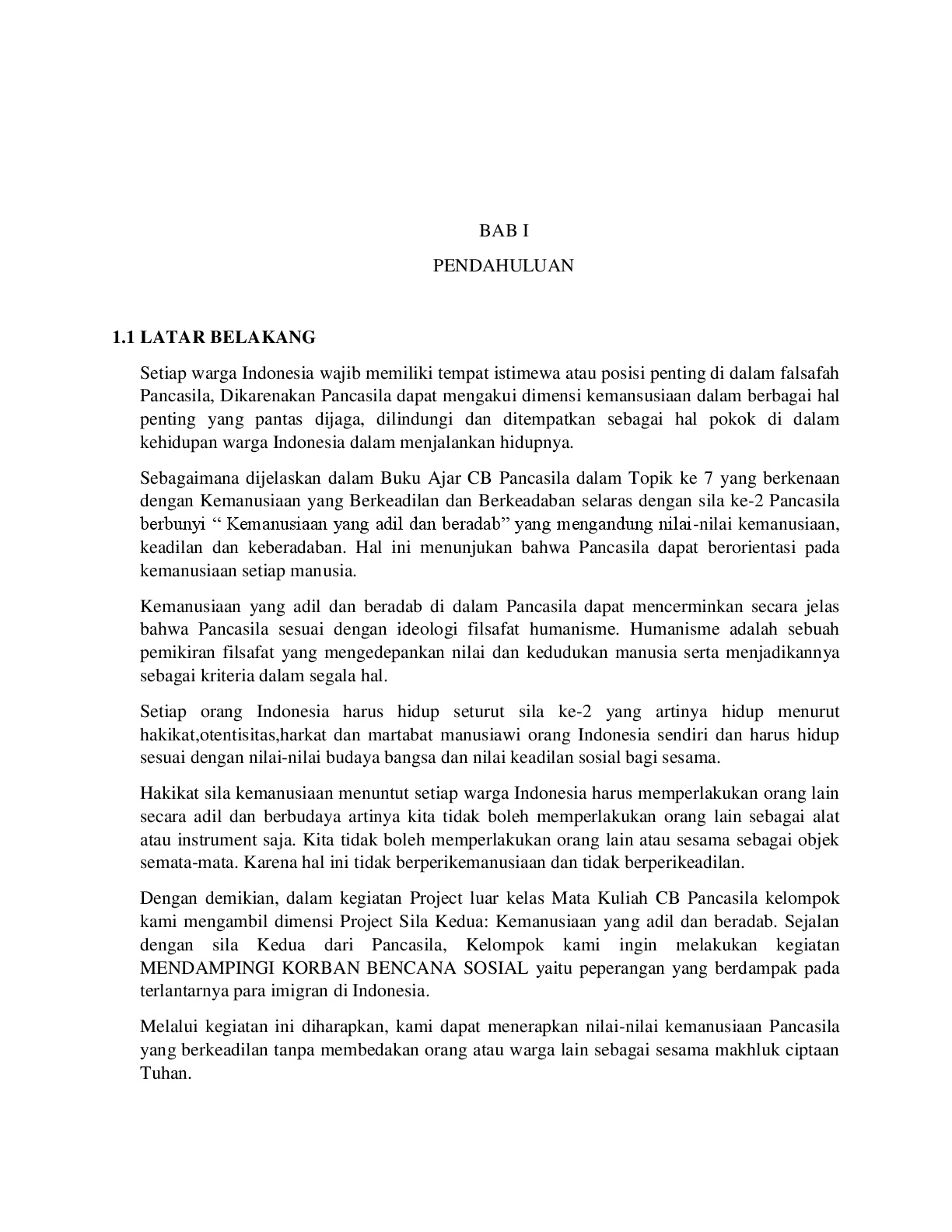 Character Building : Pancasila (Binus 2021) | LL21