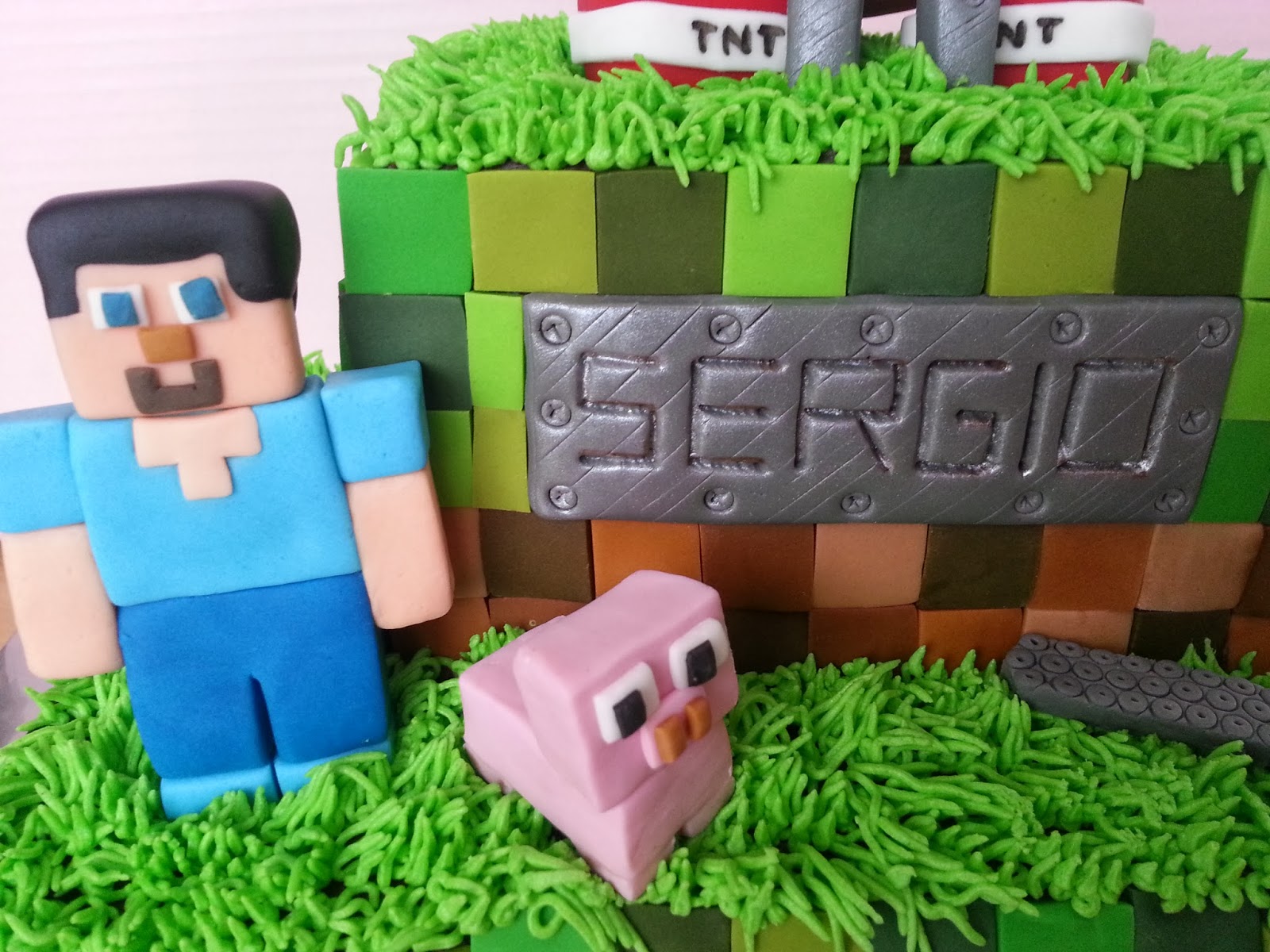 Azúcar de Vainilla: TARTA MINECRAFT