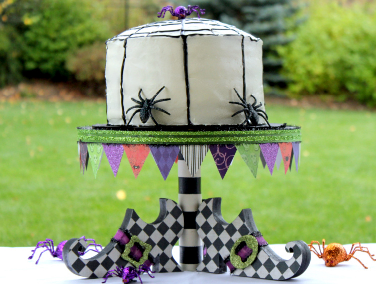 Crafty Sisters: Witch Shoe Cake Stand