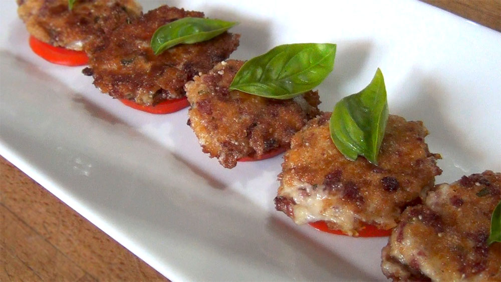 Le blog d'evy: Cheesy Salami Bites! Easy to make appetizer recipe ...