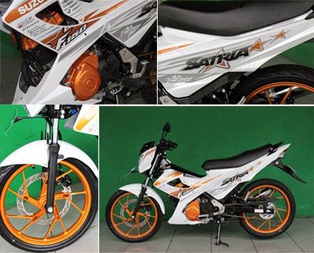 Suzuki Satria FU150 White Fighter: Varian Terbaru 2015 | Spek Motor