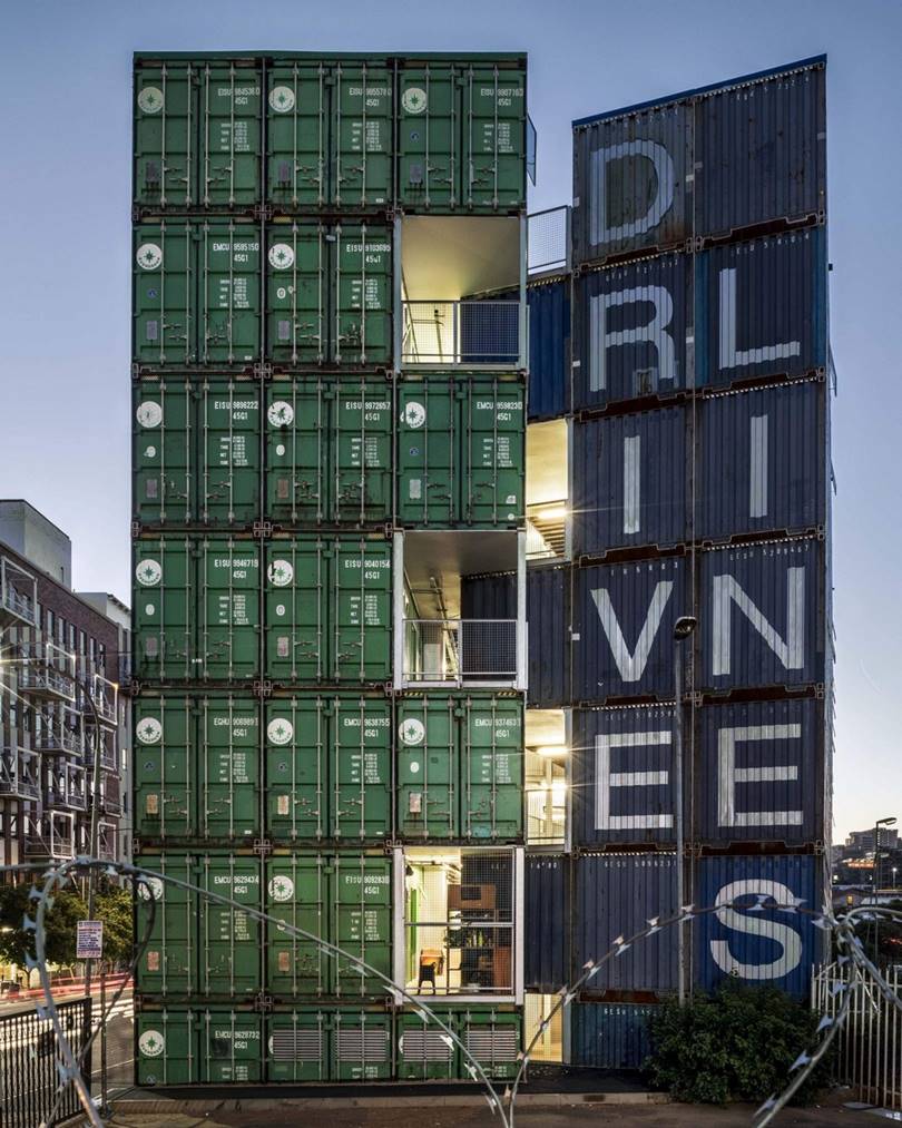 Intermodal Container Building in Johannesburg