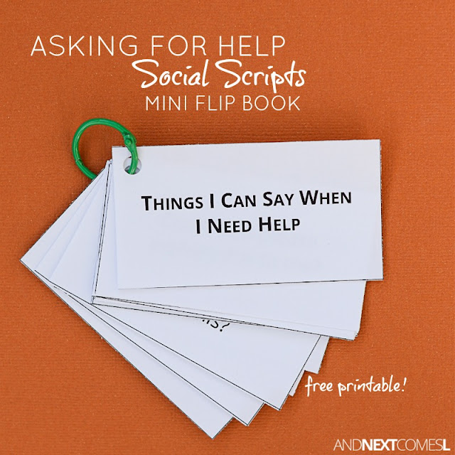Printable Asking For Help Social Story - Printable Word Searches