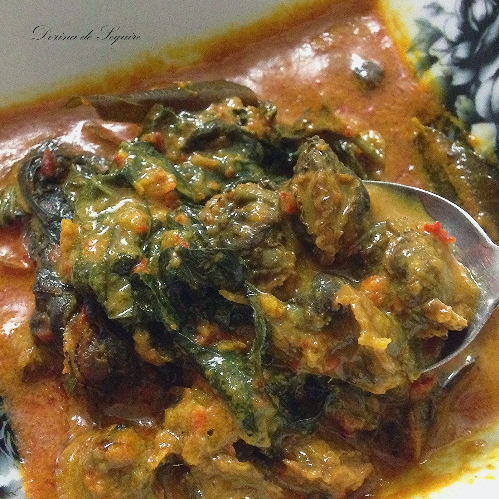 Dorina's Delight™: KARI KERANG DENGAN PUCUK KADUK