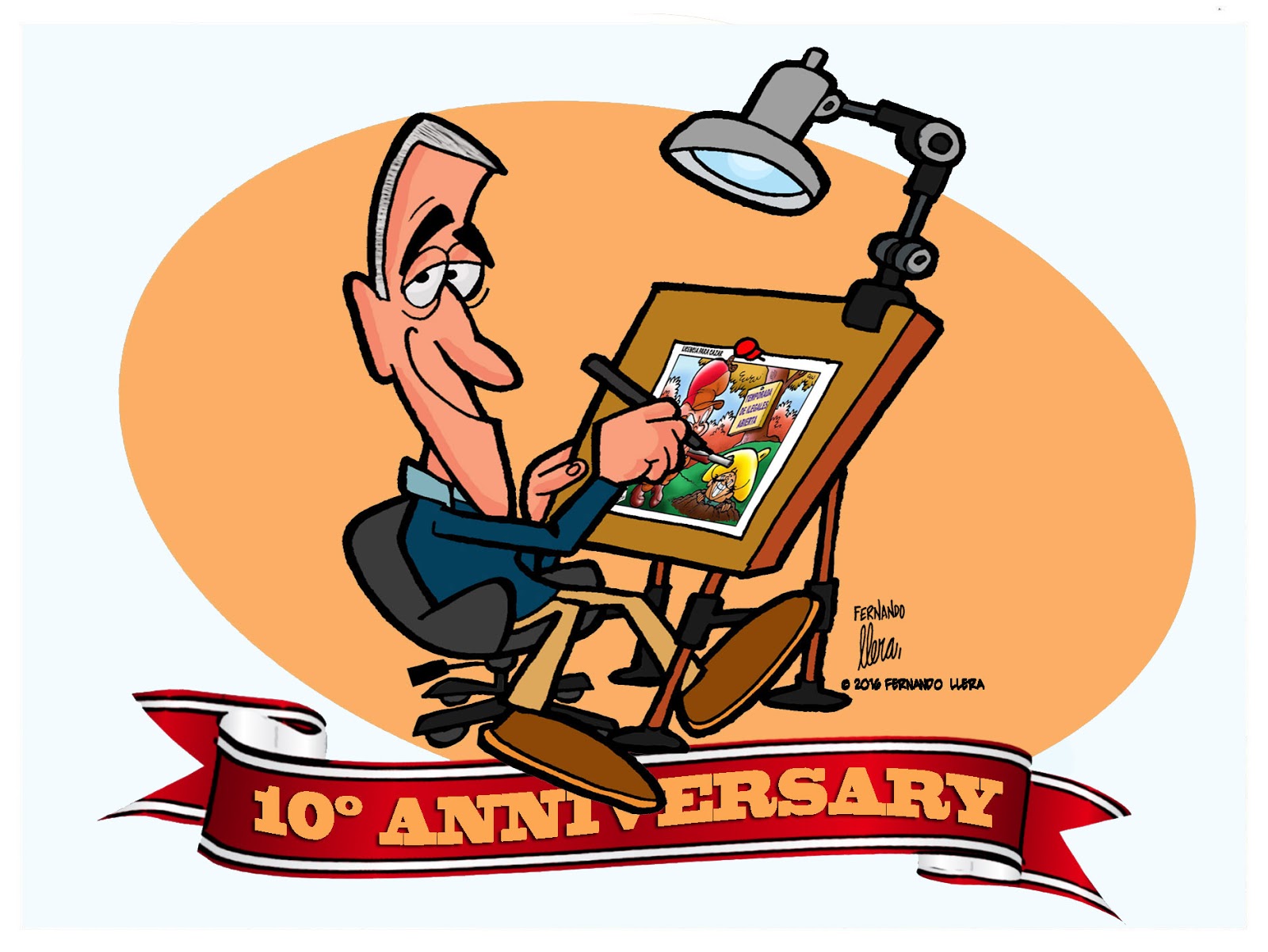 Fernando Llera Blog Cartoons: This month I celebrate my 10 years as an ...