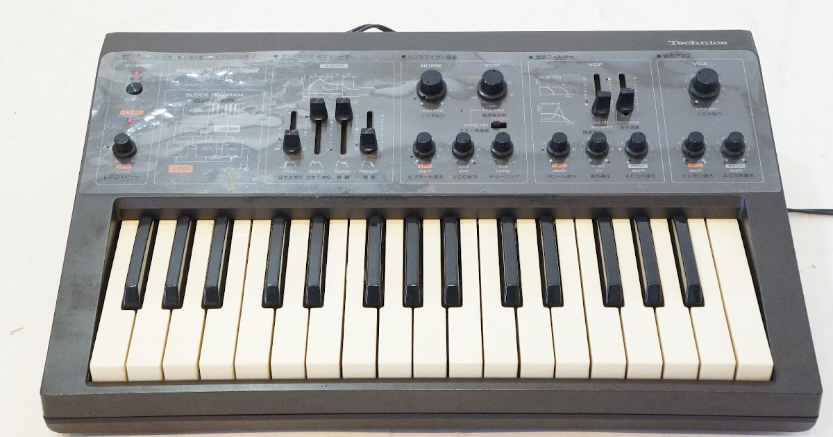 MATRIXSYNTH: Technics SY-1010 Vintage Analog Synthesizer SN CA7916A242