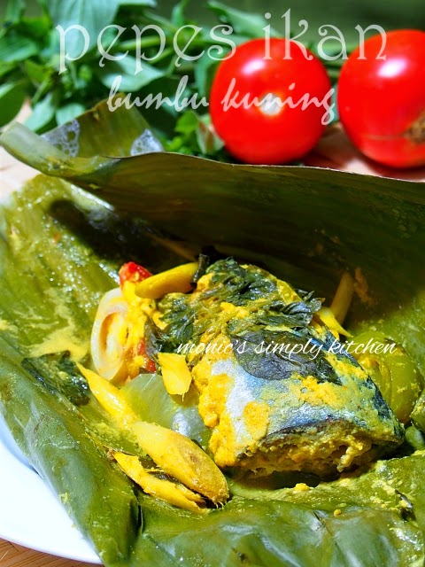 Diet Rendah Garam #21 Pepes Ikan Bumbu Kuning - Monic's Simply Kitchen