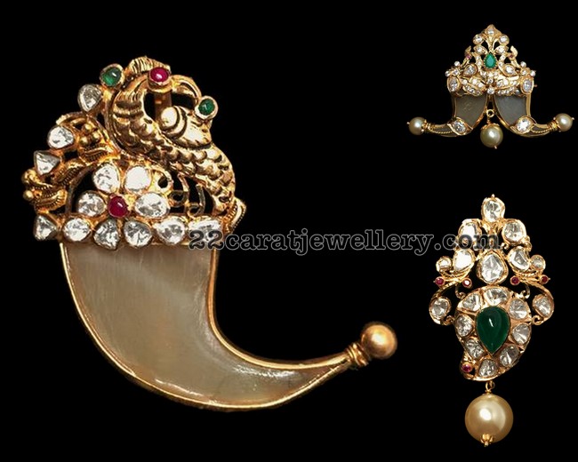 Simple Tiger Claw Lockets - Jewellery Designs