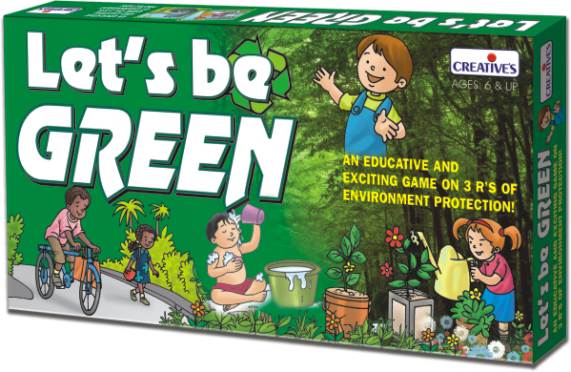 Let's Be Green :An Educational Board Game For Kids: Lets Be Green :An ...