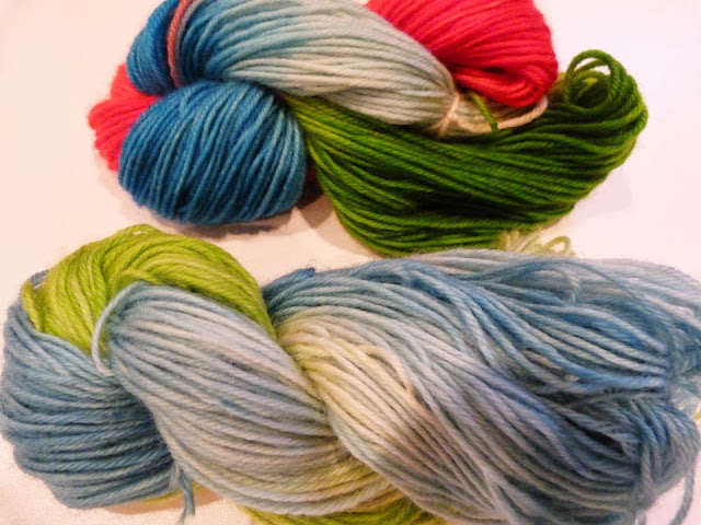 Ilona's blog: Wol verven DIY, dyeing yarn DIY