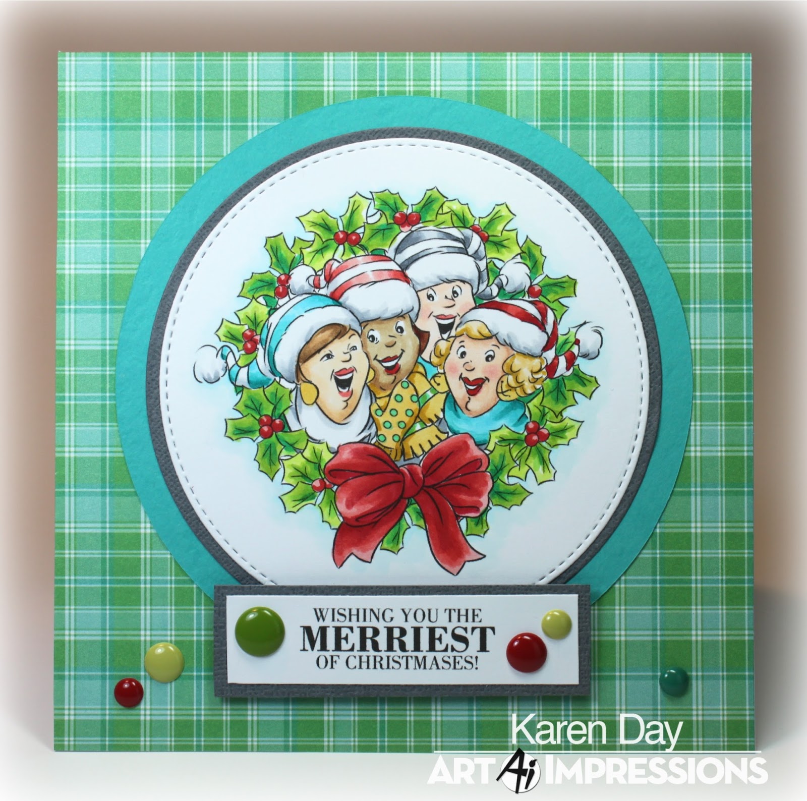Art Impressions Blog: GF Christmas Set by Karen Day