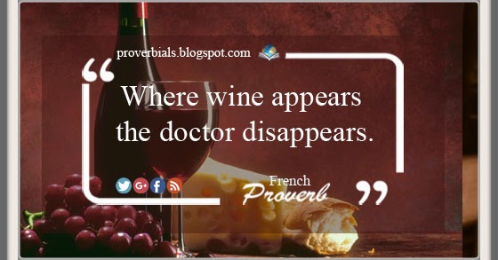 Drinks & Drinking Proverbs