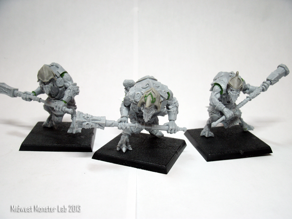 Monster Lab Miniatures: What's on My Desk: Fimir "Counts-As" Conversions