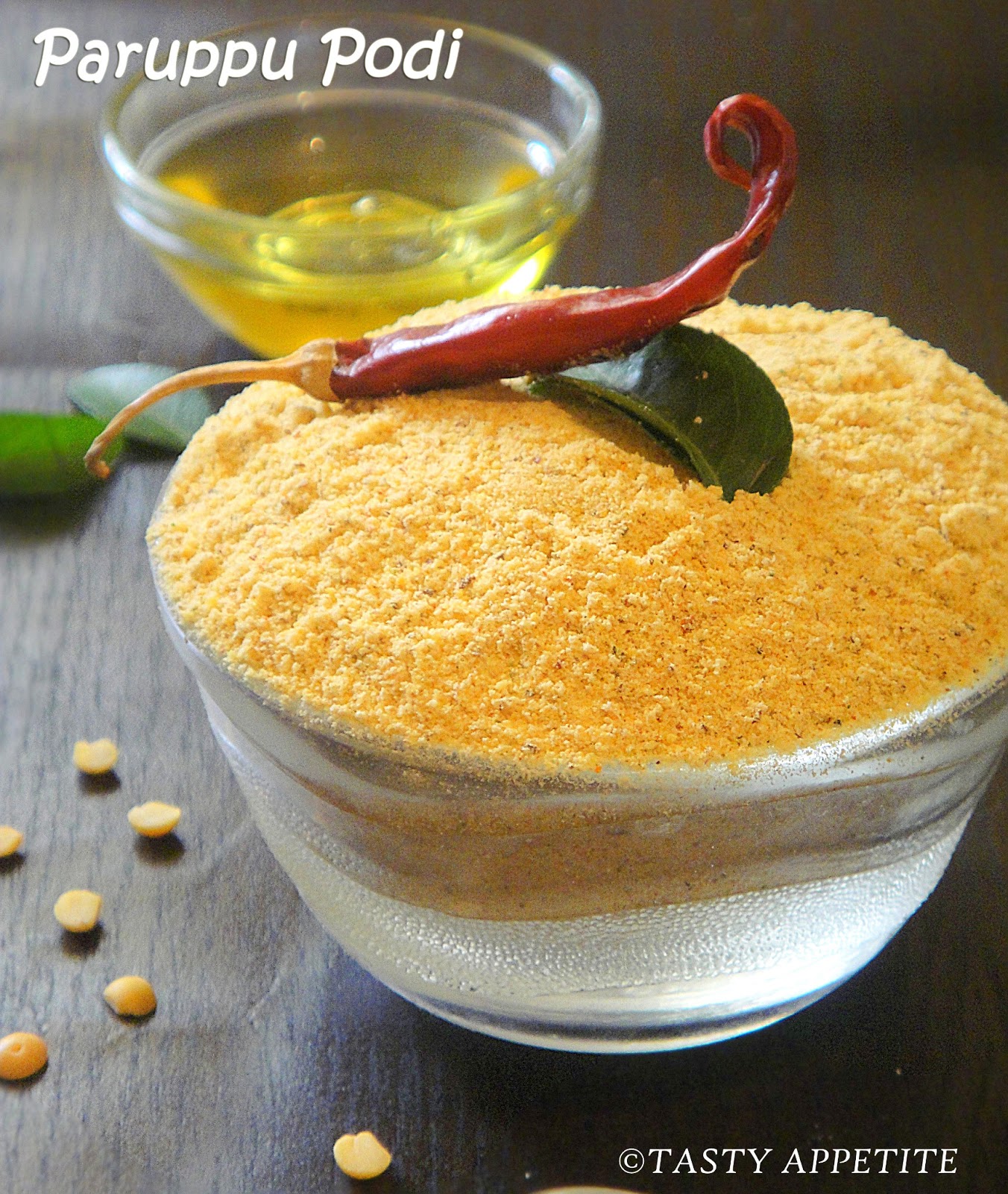 How to make Paruppu Podi at home / Paruppu Podi Recipe / Lentils Spice ...