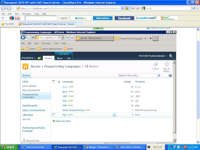 Sharepoint Tutorials,Sharepoint 2010 Tutorials: Silverlight Graph using SharePoint List 2010