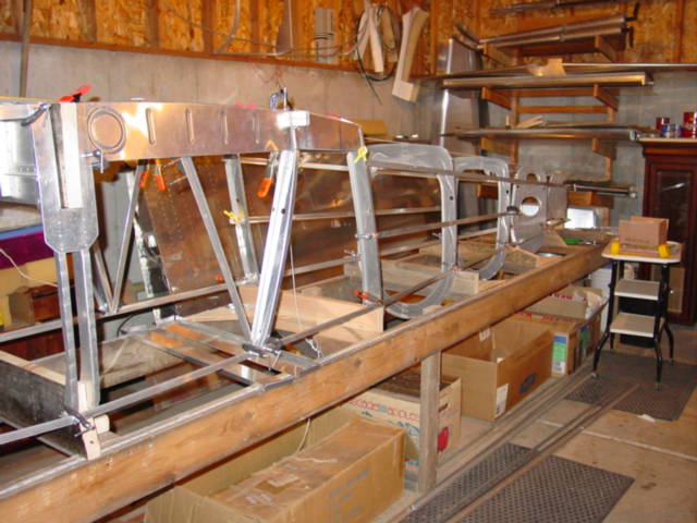 RV-4 Log: Obtaining the correct distance between wing spars