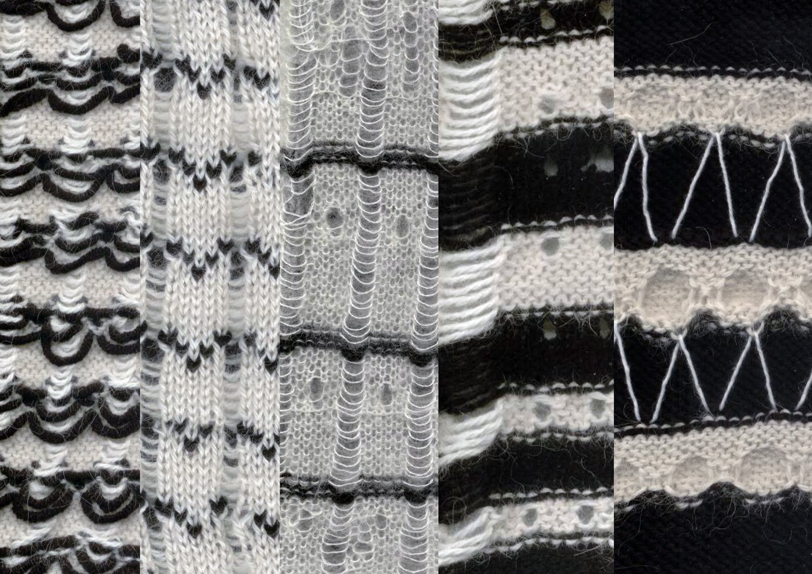 Fashion and Sarcasm: Knit samples...