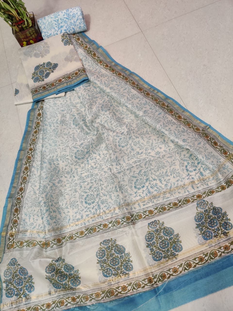 Chanderi dress materials