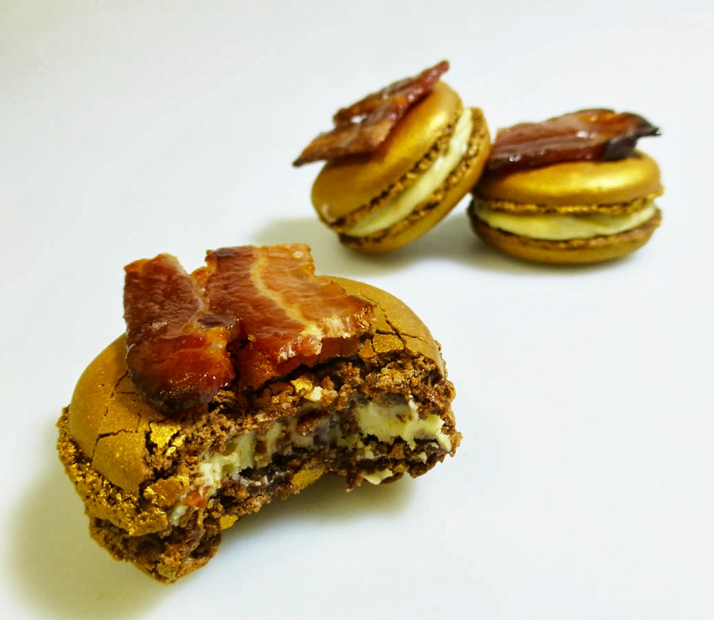 SiliconeMoulds.com Blog: Golden Maple, Bacon and Chocolate Macarons ...