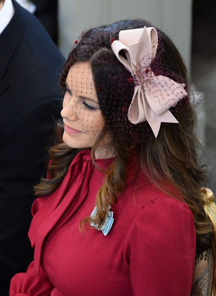 Princess Sofia wore Gucci Silk Crepe Dress