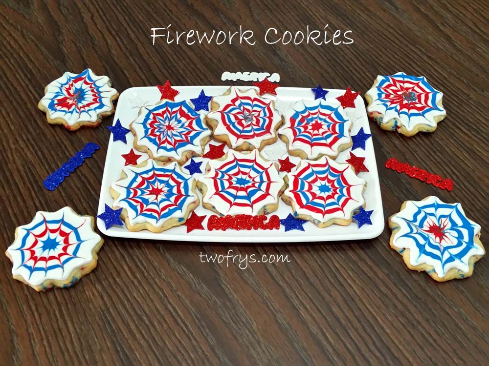 Two Frys: Firework Cookies