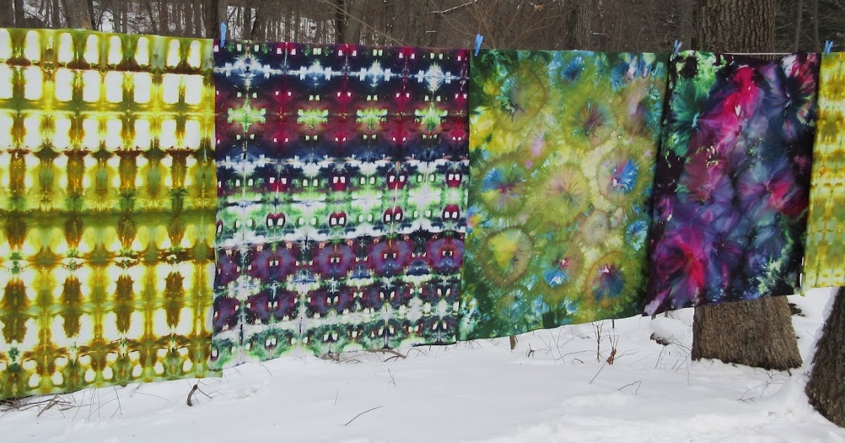 Carol R. Eaton Designs: Snow Dyed Fabric