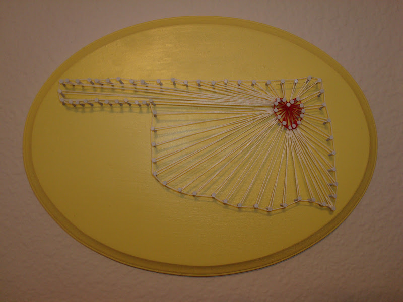 A day in the life of Preachmans Wife: String Art (With Tutorial)
