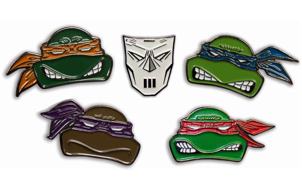 The Blot Says...: Teenage Mutant Ninja Turtles Enamel Pins by Mondo