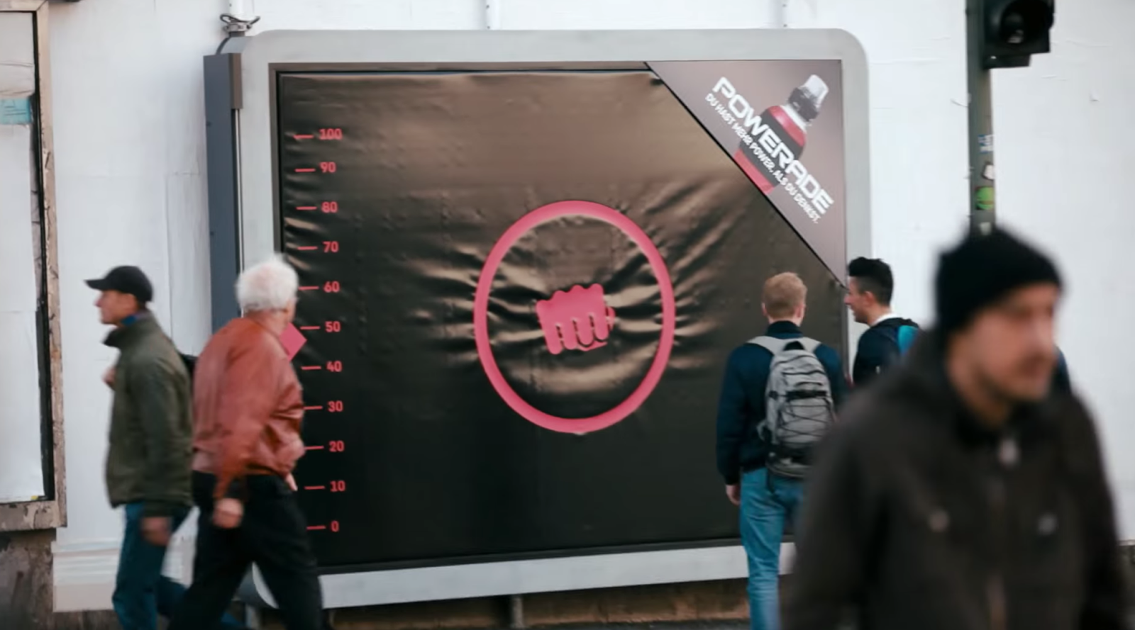 My Predictions.: Outdoor of the day. The Powerade Workout Billboards