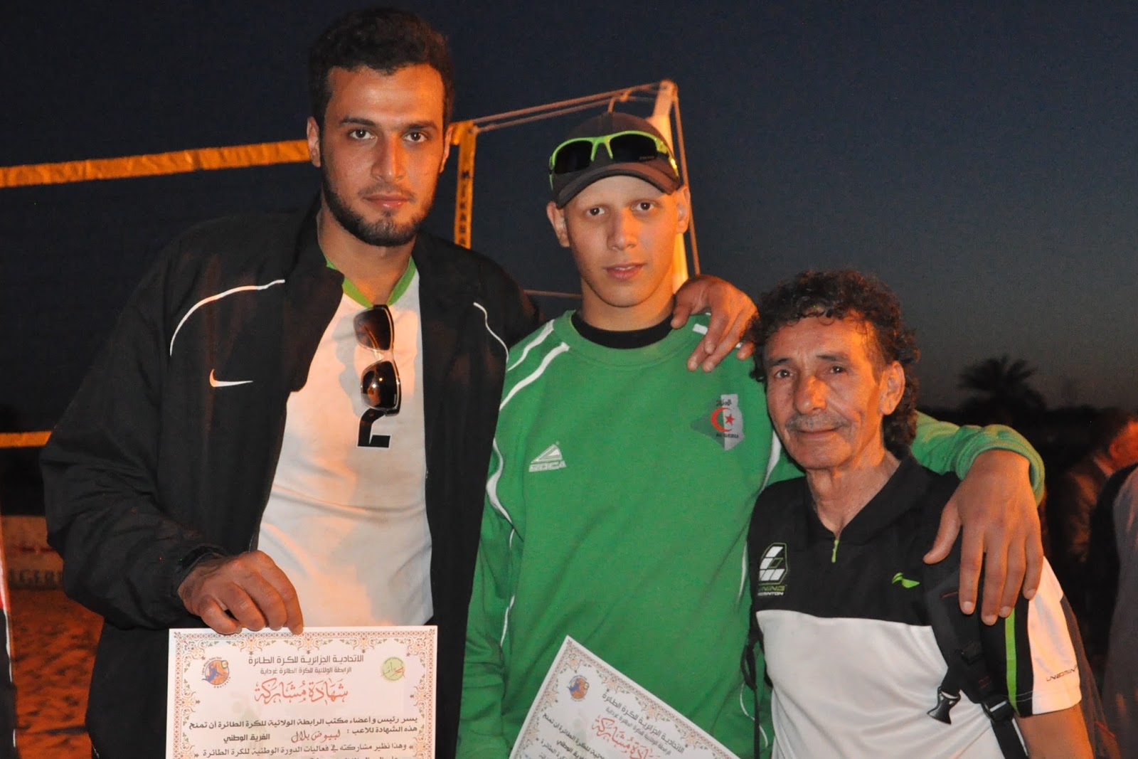 GUESSOUM VB: ZELFANA - cérémonie de clôture en présence de Okba Gougam président (FAVB), Karim ...