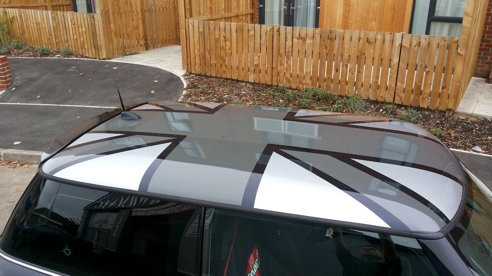The Green I Signs Blog: Union Jack mini roof graphics supplied & fitted ...