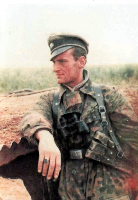 World War II in Color: SS-Untersturmführer Franz-Josef Kneipp in ...