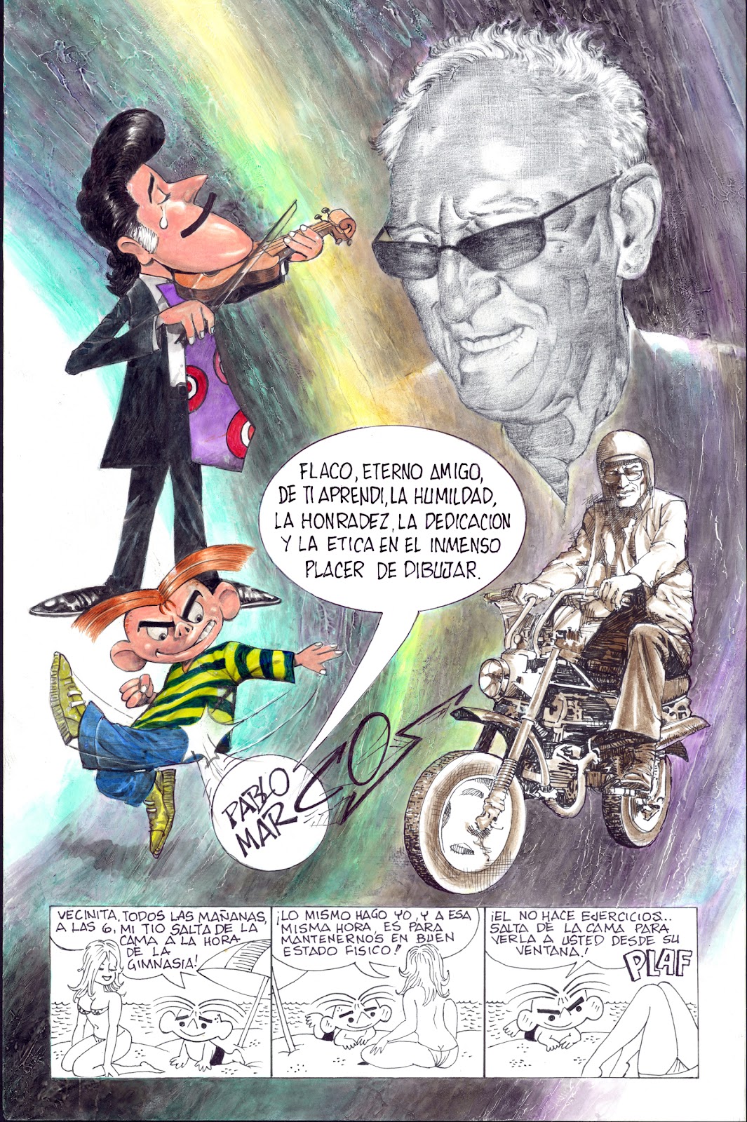 La Nuez: Homenaje Gráfico a Julio Fairlie de Pablo Marcos