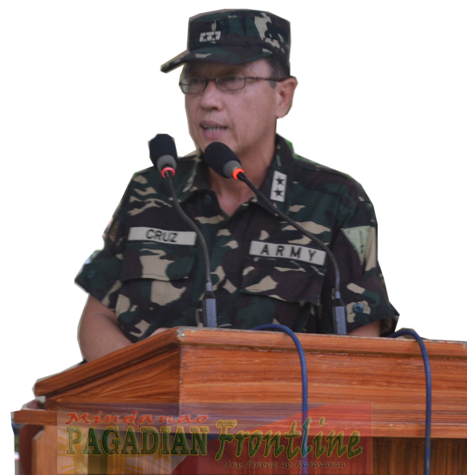 MINDANAO PAGADIAN FRONTLINE: NPA surrender to CAFGU Detachment under 55IB.