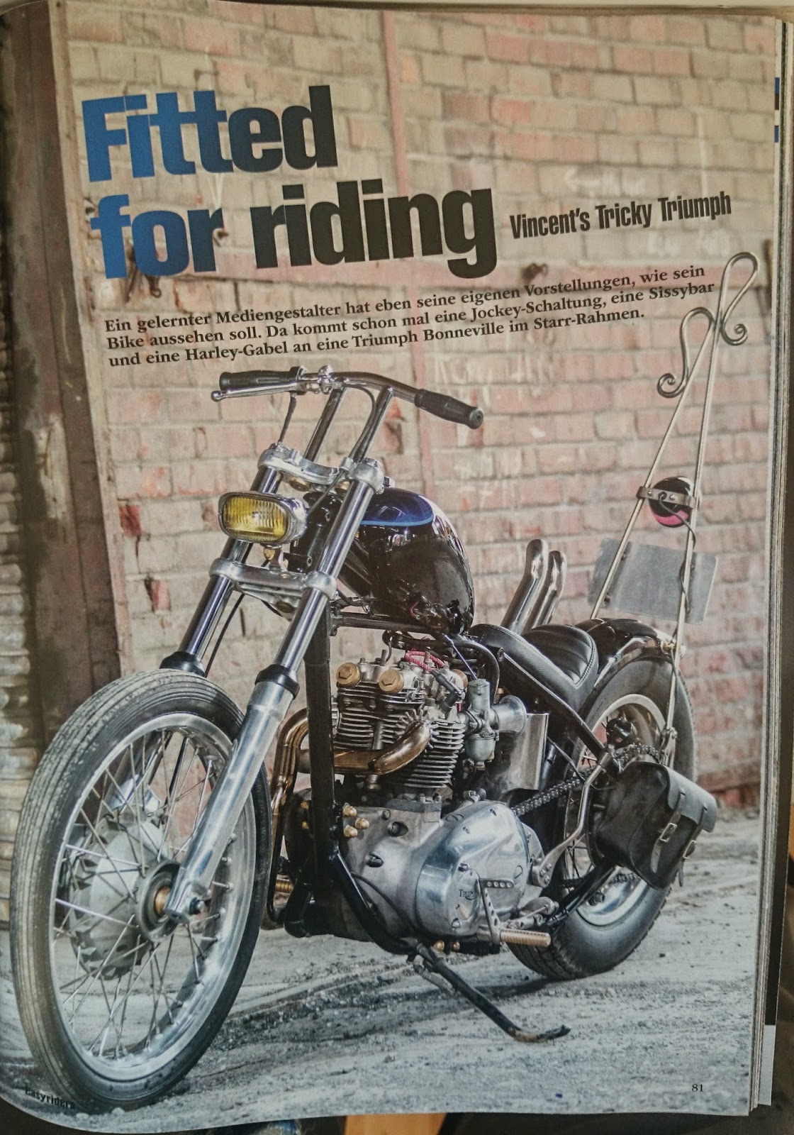 Custom Cycle Crew: Easyriders Magazine