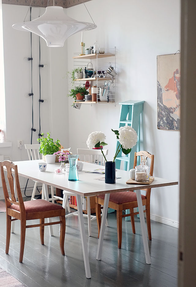 my scandinavian home: The cheerful home / studio of a Finnish visual artist