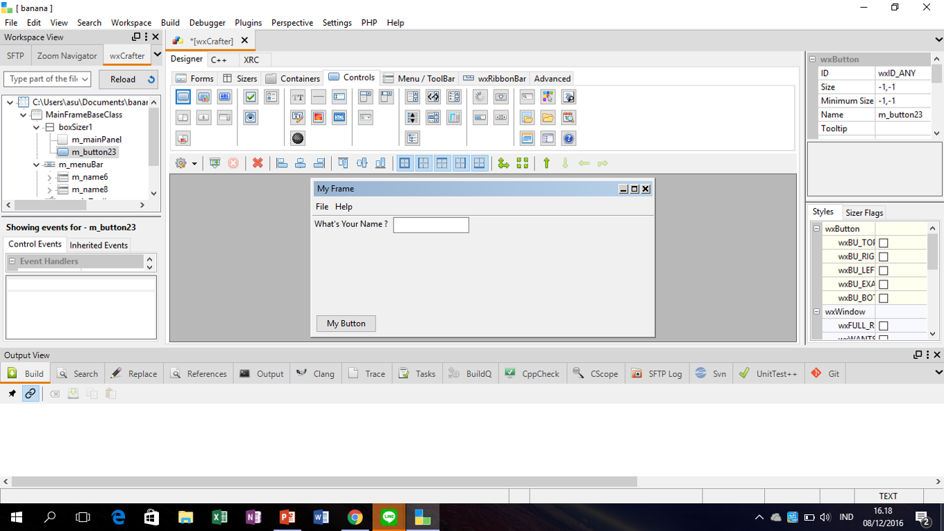 Digital Hero: wxWIdget and How to use it -CodeLite-
