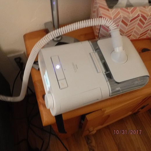 Chip & Debbie Willis on s\v Elegant'sea: New C-Pap machine from the VA ...