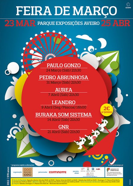 Cartaz Feira de Março 2020 em Aveiro